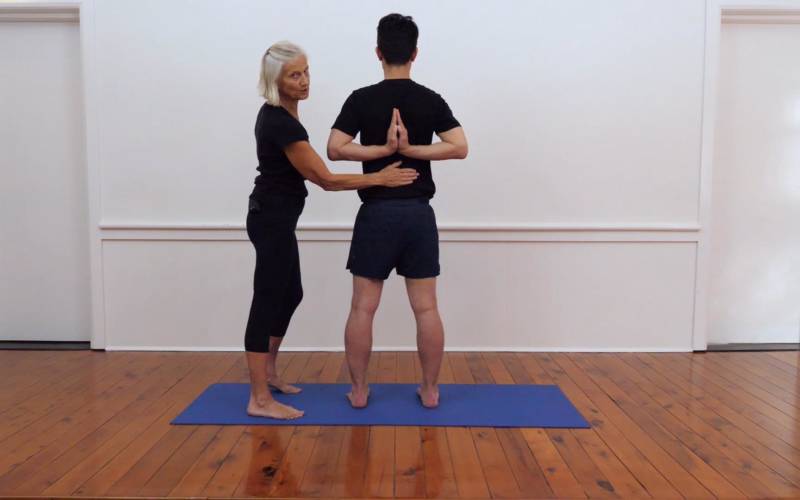 Neck Release Over Support - Yoga Vastu