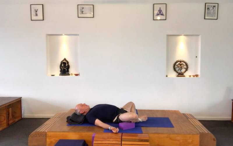 Reverse Prayer Pose (Paschima Namaskar) | Iyengar Yoga