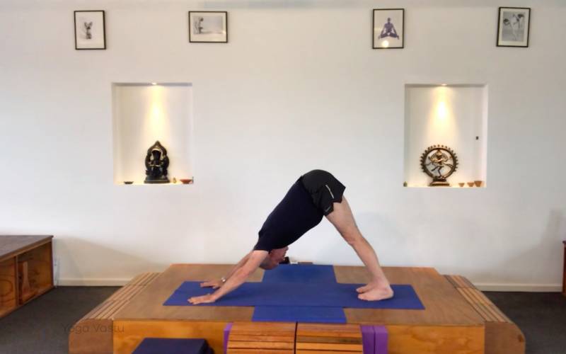 Reverse Prayer Pose (Paschima Namaskar) | Iyengar Yoga