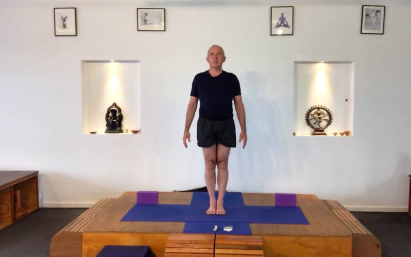 Reverse Prayer Pose (Paschima Namaskar) | Iyengar Yoga