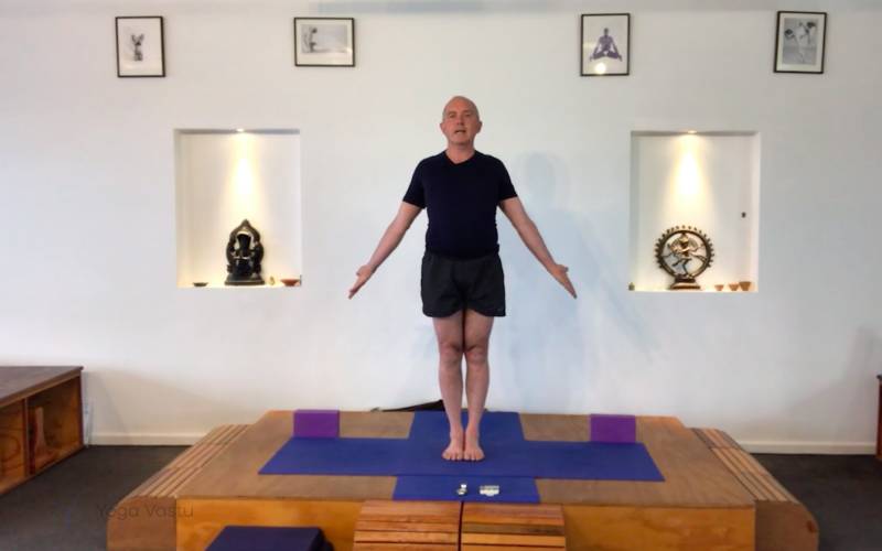 Reverse Prayer Pose (Paschima Namaskar) | Iyengar Yoga