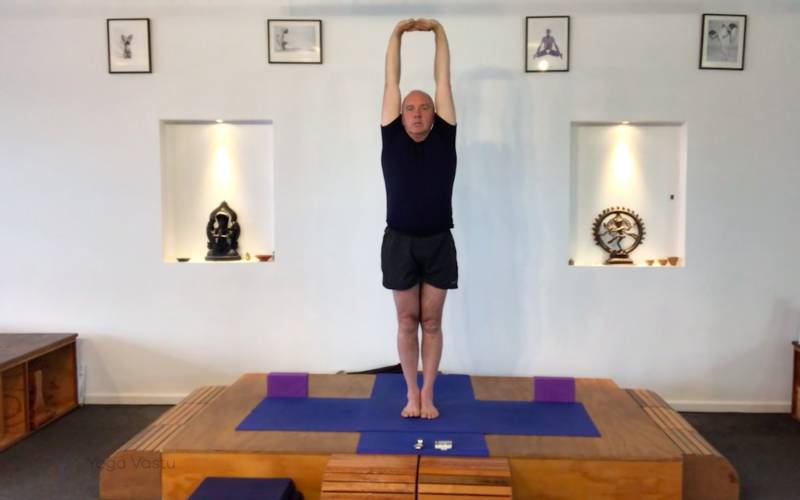 Reverse Prayer Pose (Paschima Namaskar) | Iyengar Yoga
