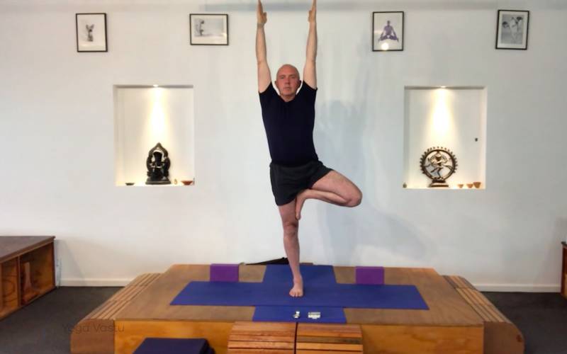 Reverse Prayer Pose (Paschima Namaskar) | Iyengar Yoga