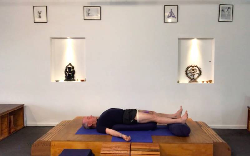 Reverse Prayer Pose (Paschima Namaskar) | Iyengar Yoga