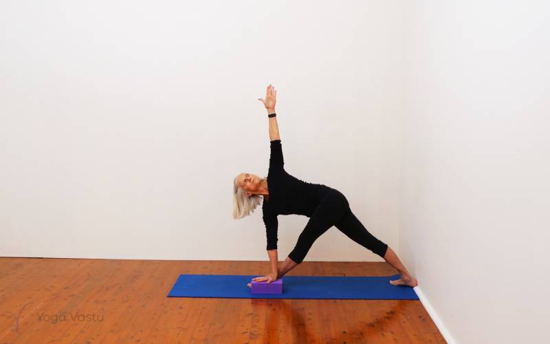 Mountain Pose in Hero Pose (Parvatasana in Virasana) | Iyengar Yoga