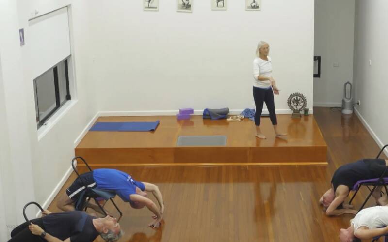 Iyengar yoga videos – backbend asanas - Yoga Vastu